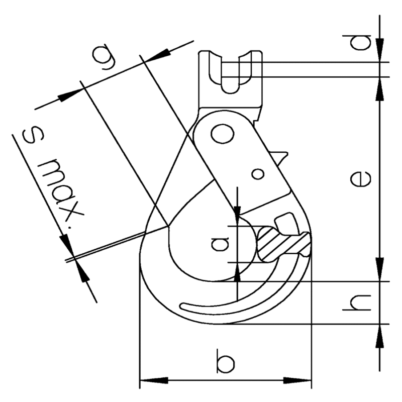 Self Locking Clevis Hook | KIROSAV Ltd.